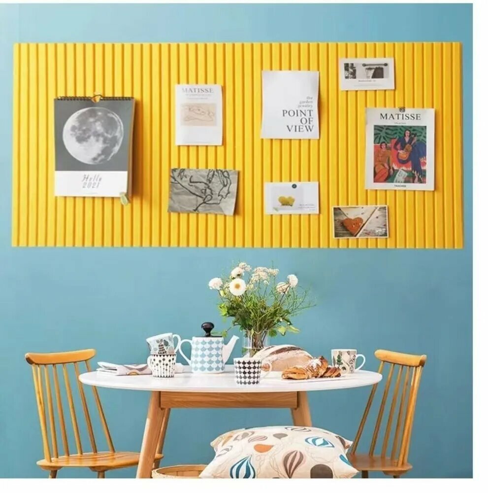 Доска для заметок на стену из ЭКО-войлока, Фетровая фотостена, Большой размер 80*120CM