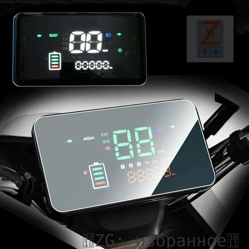 OZ-GLGS-Электровелосипед ЖК-дисплей спидометр экран 48-72 В электровелосипед скутер