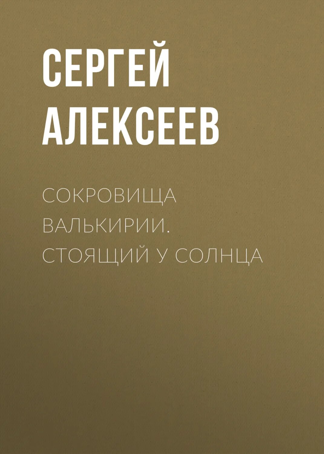 Сокровища Валькирии. Стоящий у Солнца [Цифровая книга]