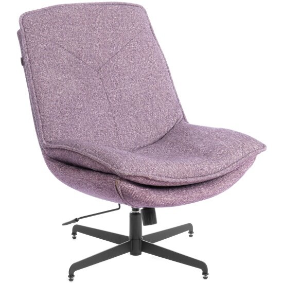 Кресло Tetchair лаунж Cosmo велюр/букле, VT shape wood rose