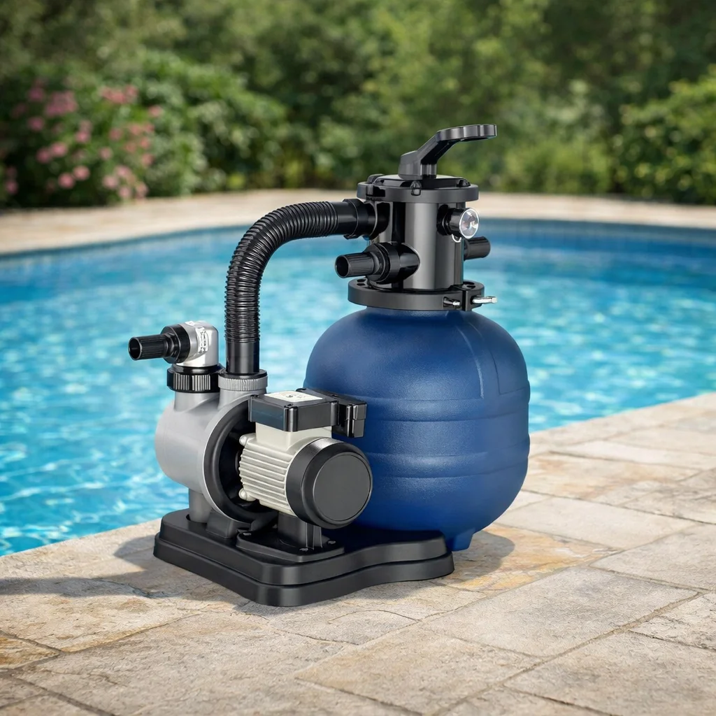 Песочный фильтр для бассейнов IPOOLGOO 8000л/час, кварцевый песок