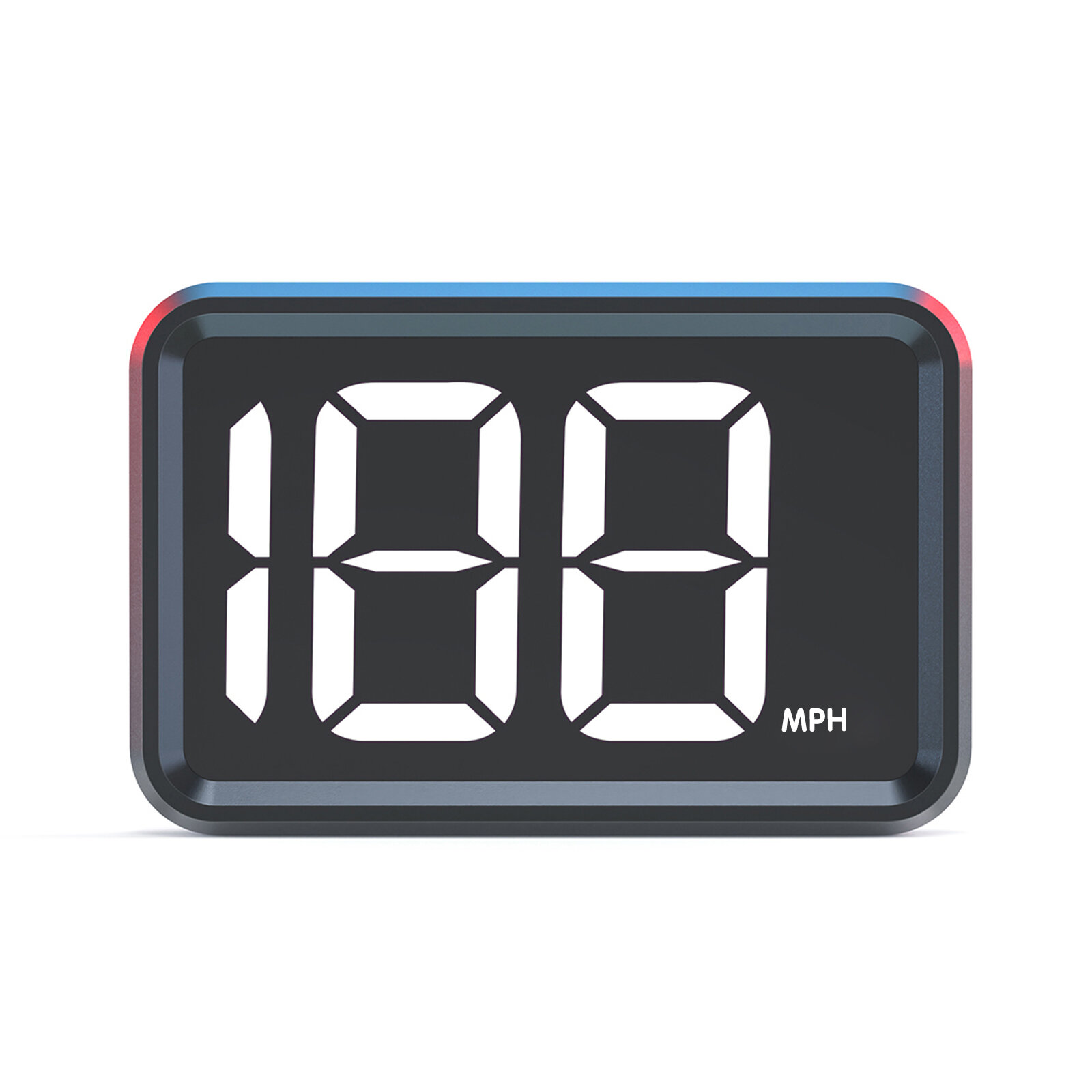 Heads-Up Display цифровой спидометр GPS MPH для автомобилей и грузовиков, Plug and Play, экран 3 дюйма, высокая четкость, материал ABS, основной цвет черный, единицы измерения KM/H или MPH, цвет отображения слов белый и зеленый, размер 85*50*20 мм,