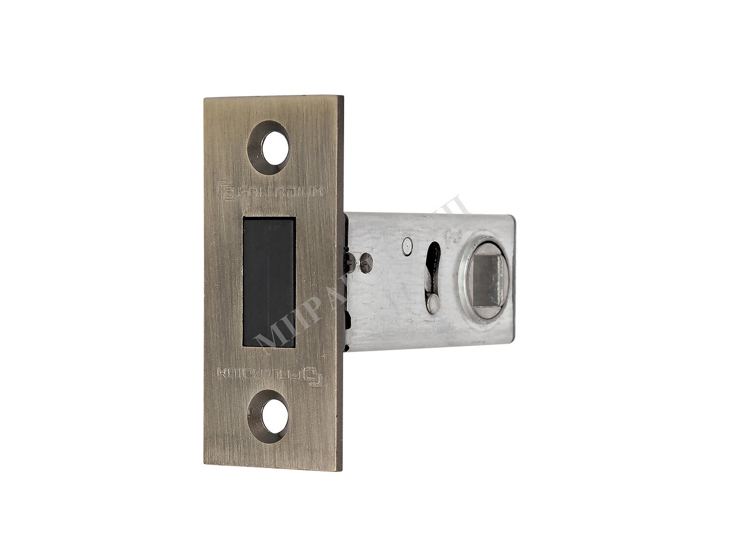 Защелка межкомнатная Palladium 100-М WW (пакет) античная бронза