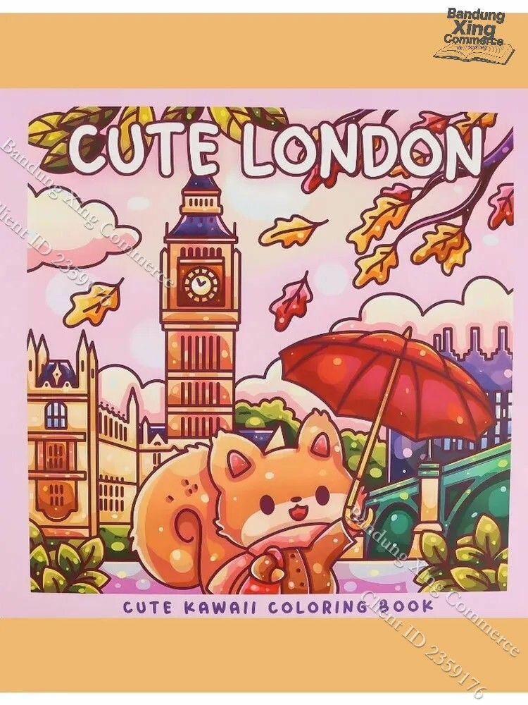Раскраска антистресс Coco Wyo - Cute London