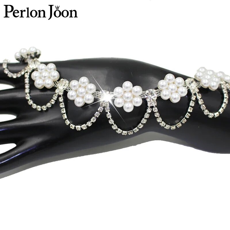 Жемчужная цепочка для волос Perlon Joon ML164, 2 yards