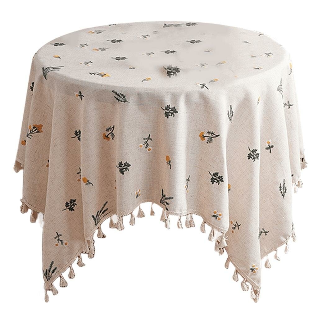 Дышащий вышитый чехол для стола, Вышивка «Пшеничный колос» - 3