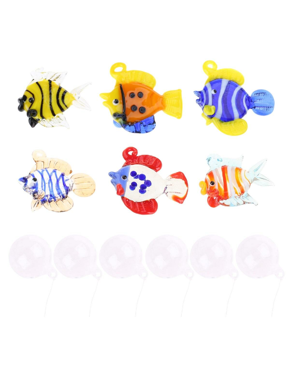 Декоративные подвесные декорации для аквариума с плавающими рыбками, брелок для автомобиля