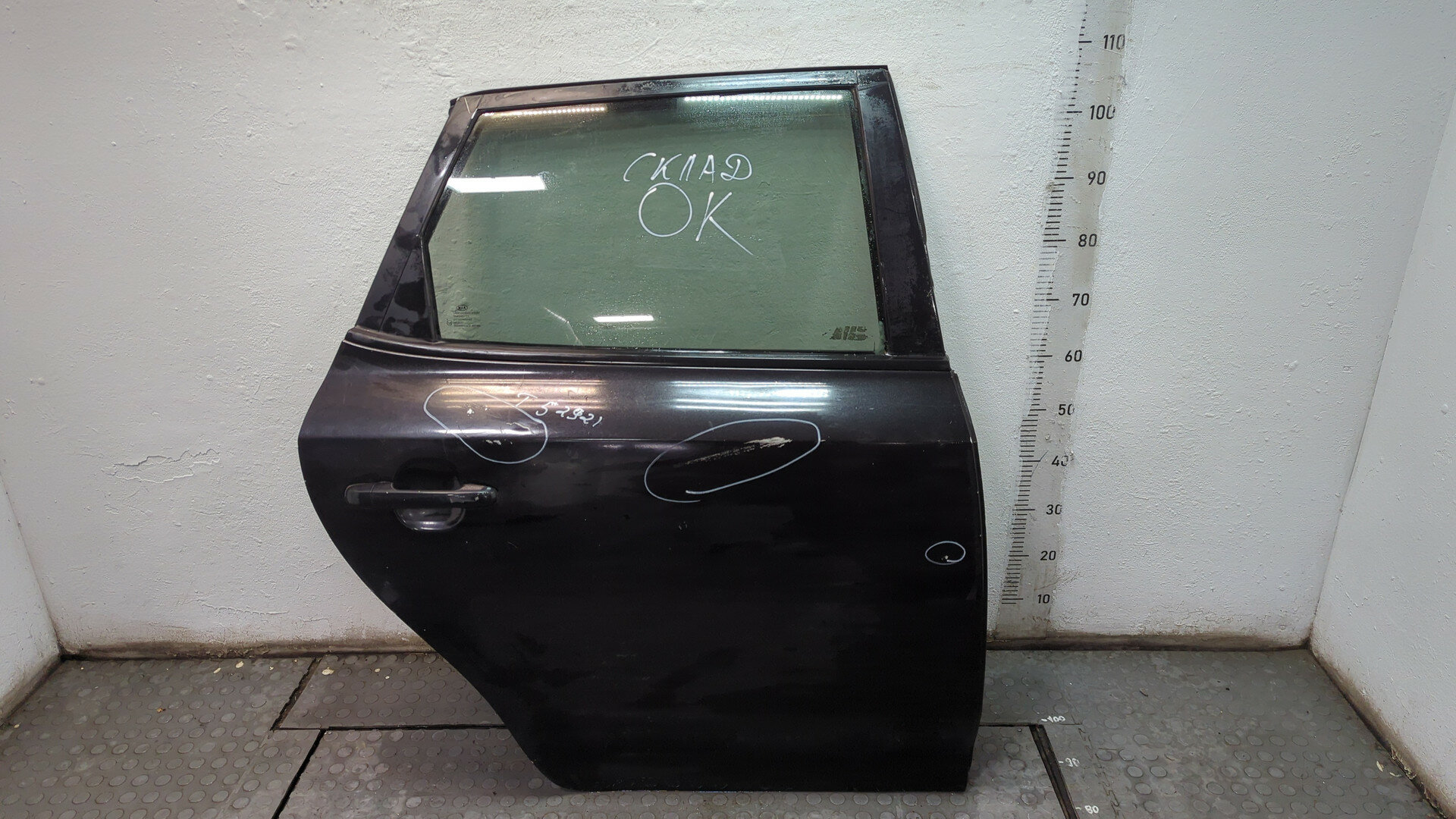 Дверь боковая (легковая) правая задняя КИА Ceed Б/У