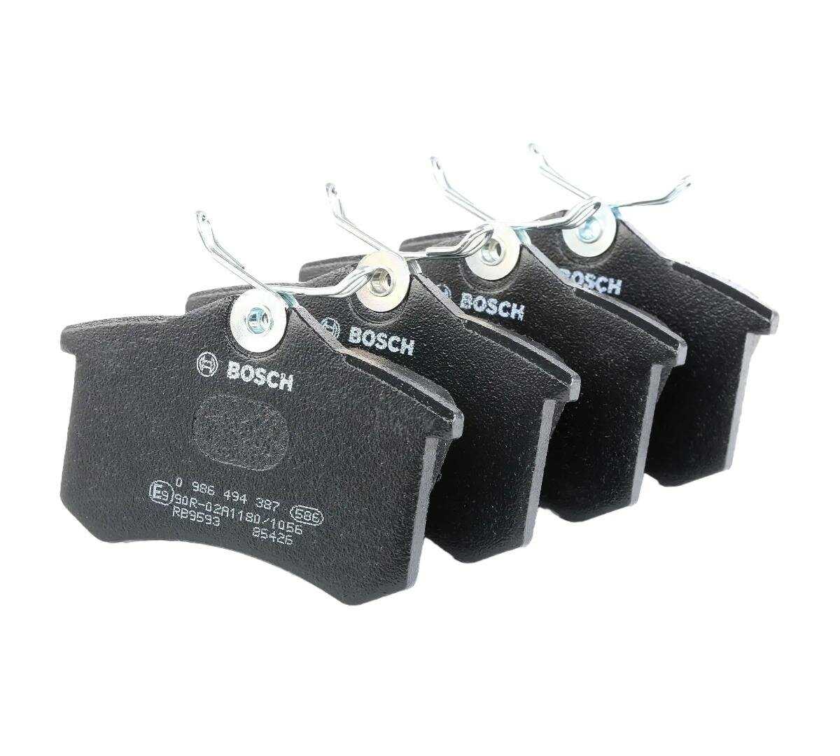 Колодки тормозные BOSCH 986494387 задние, MB A, CLA, GL, M, SLK-CLASS W176, C117, X166, W166, R172 11-