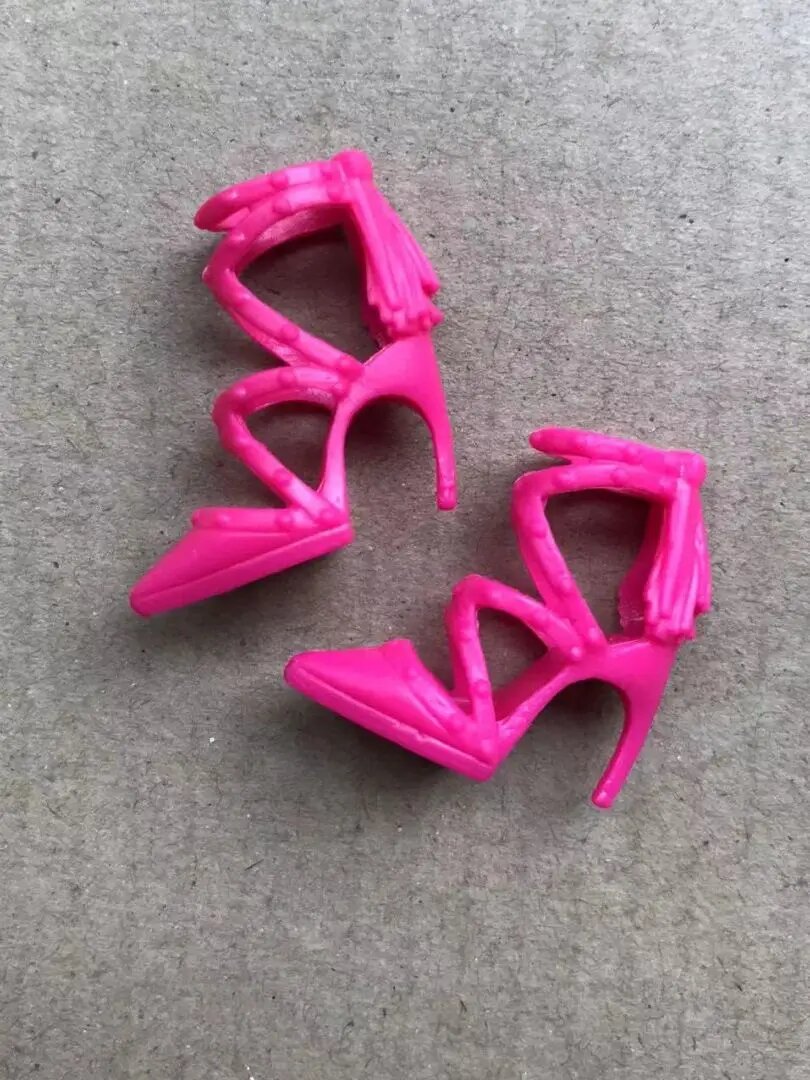 Розовые кукольные туфли 1/6 ROUND YUAN, Color: No.1
