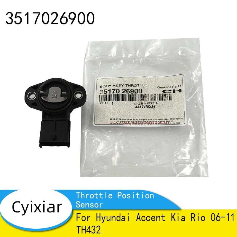 35170 26900 Датчик положения дроссельной заслонки для Hyundai Accent Kia Rio 06-11 TH432 3517026900 35170-26900