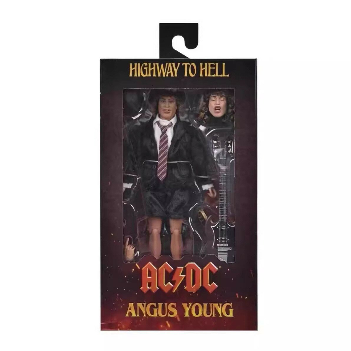 NECA AC/DC Ангус Янг, ведущий гитарист Бон Скотт, солист, 8-дюймовая модель фигурки