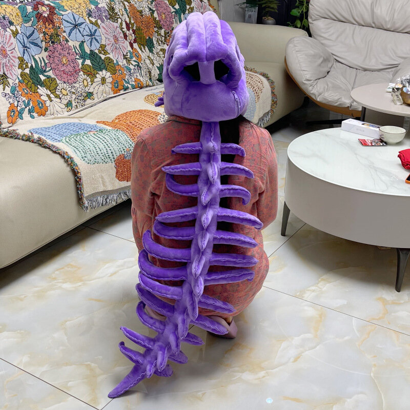 Луханн, головной убор в виде скелета динозавра, экзоскелет, шляпа для куклы, костюм на Хэллоуин, подарок на день рождения для мальчиков и девочек