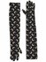 Перчатки Marine Serre Crescent Moon для женщин, размер M/L, черный