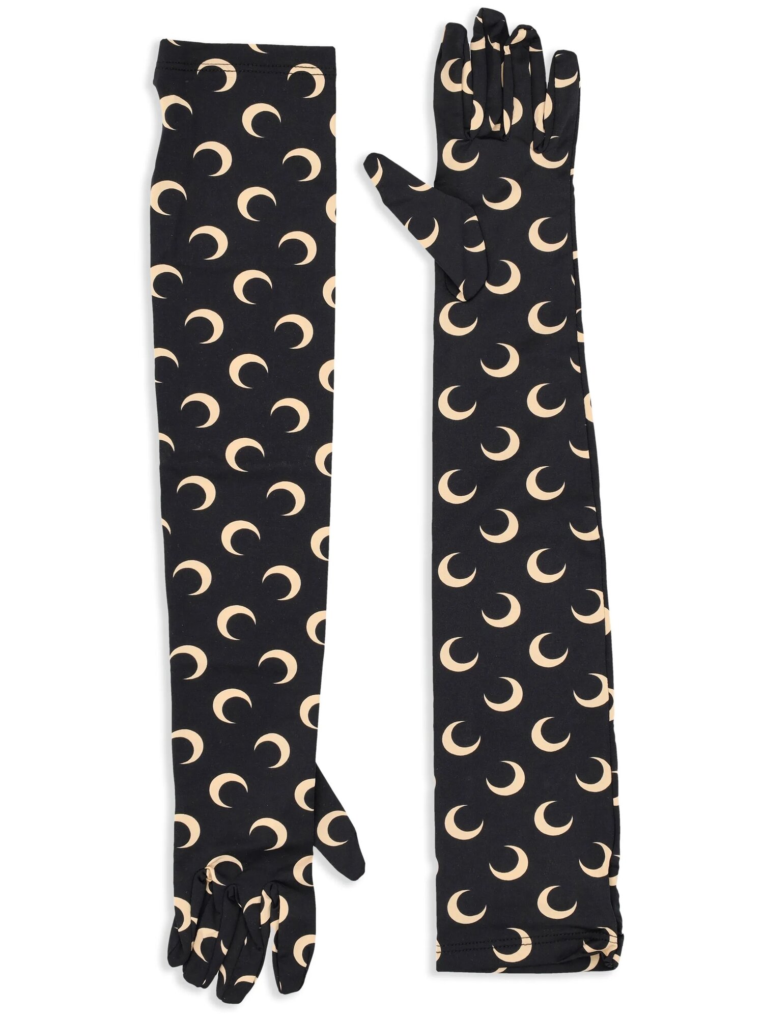 Перчатки Marine Serre Crescent Moon для женщин, размер M/L, черный