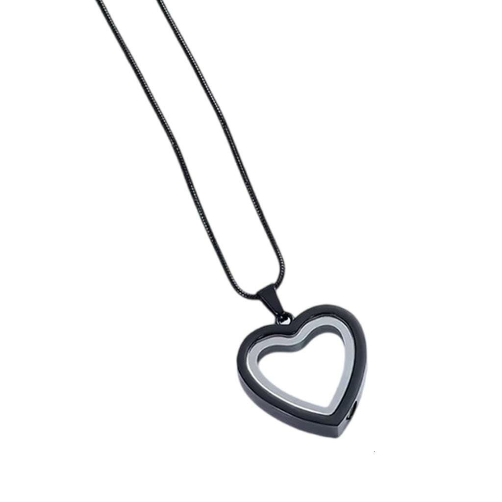 Медальон-урна для праха, 2 шт, Черный