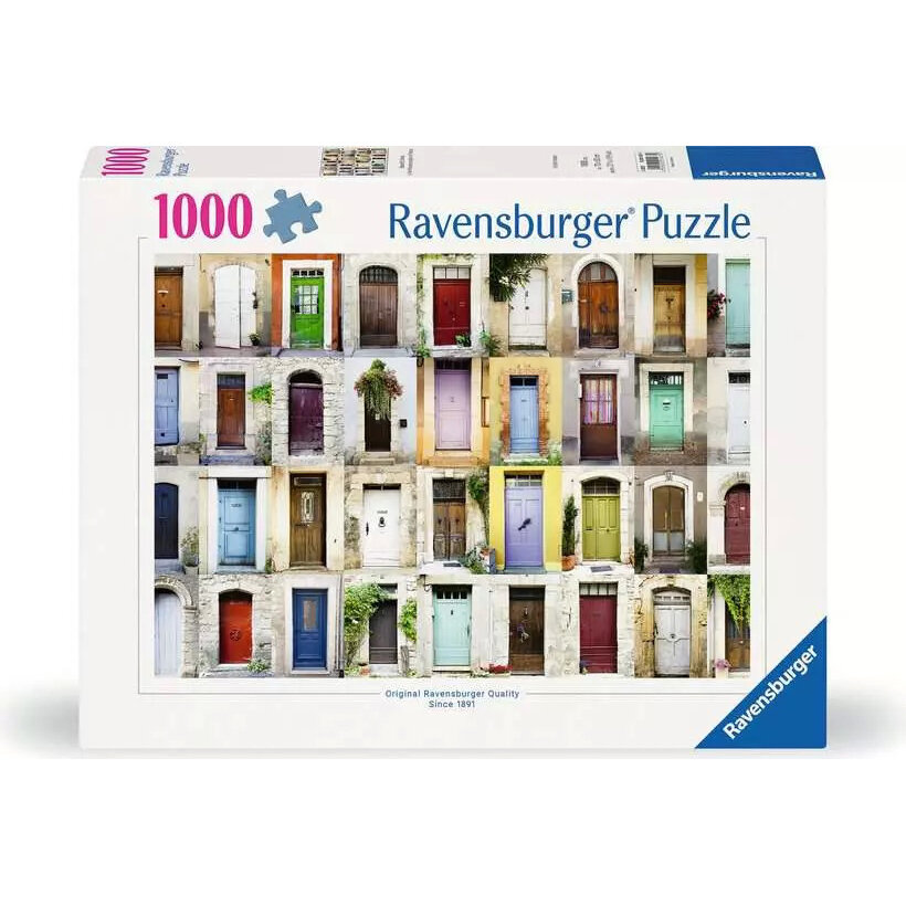 Пазл Ravensburger 1000 Красивые двери, арт.01437, классический