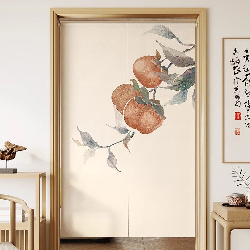 Новая китайская стильная дверная занавеска, перегородка, занавеска для чайной комнаты, занавеска для кабинета, домашняя кухня, спальня, подвесная занавеска, занавеска для ванной, блокирующая приватность