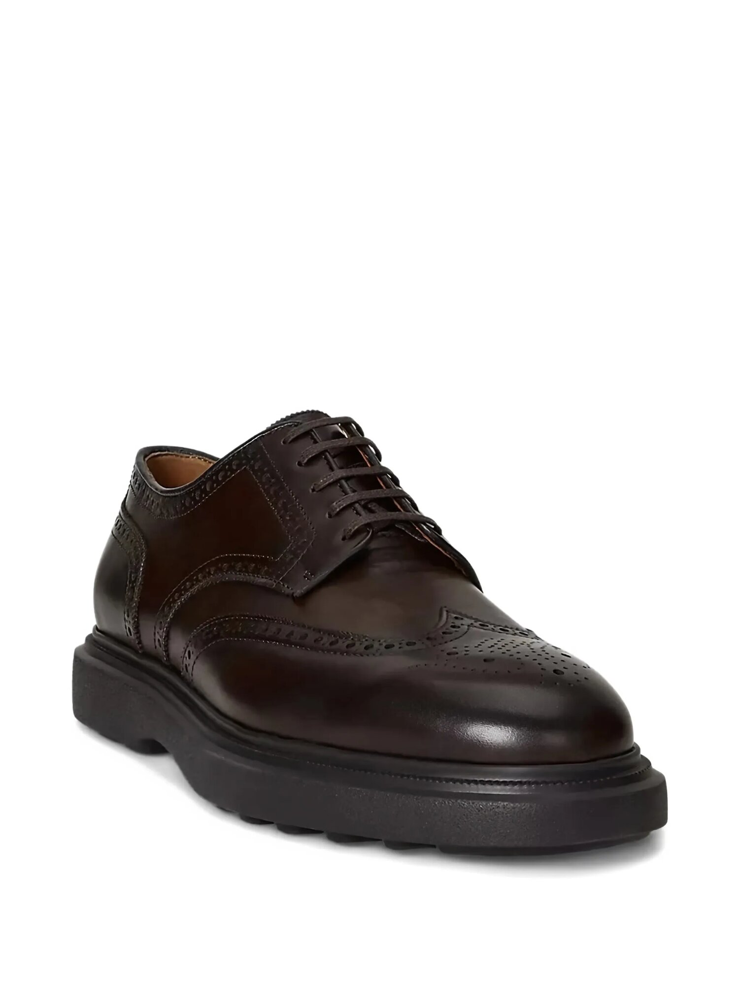 Лоферы Brogue lace-up loafers