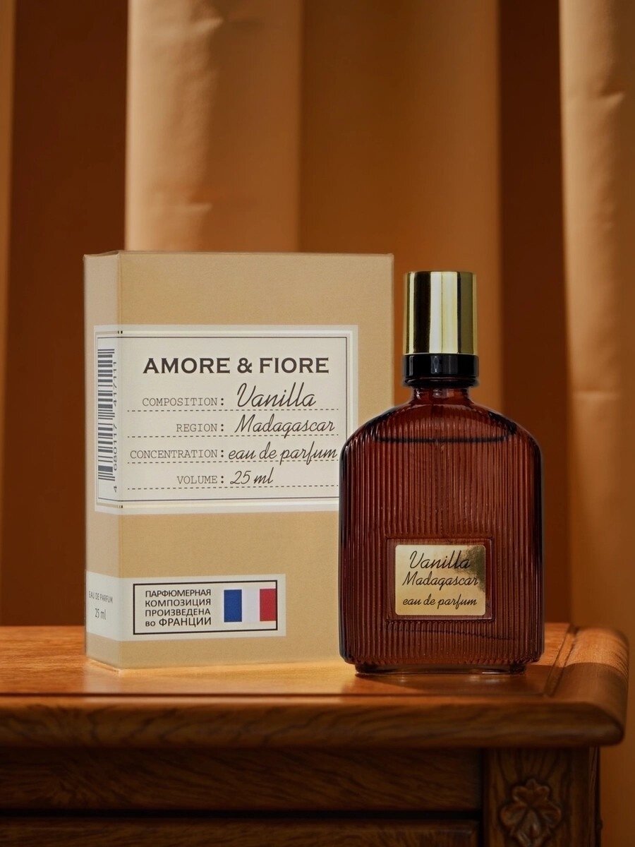 Delta parfum (Iren Adler). Парфюмерная вода женская Amore&Fiore Vanilla Madagascar.25мл.