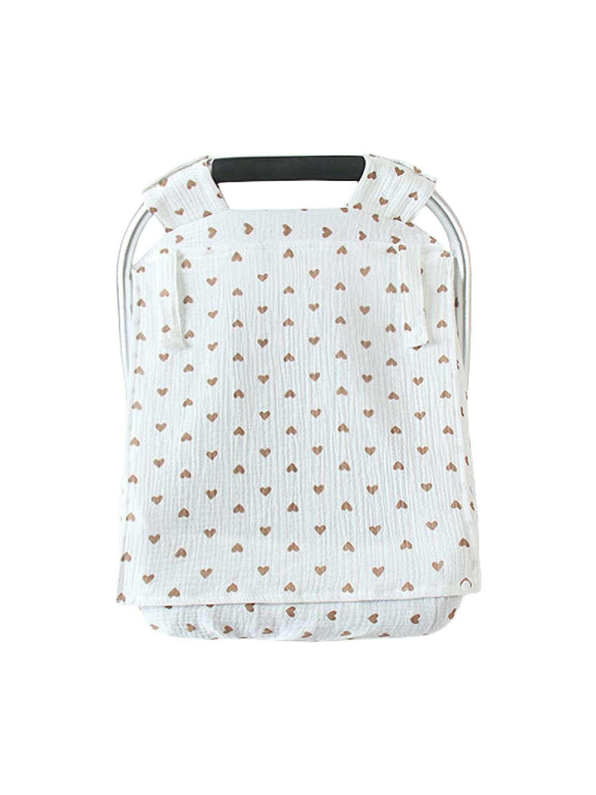 Мягкий и удобный чехол для детской люльки с дышащим окошком, однотонный чехол