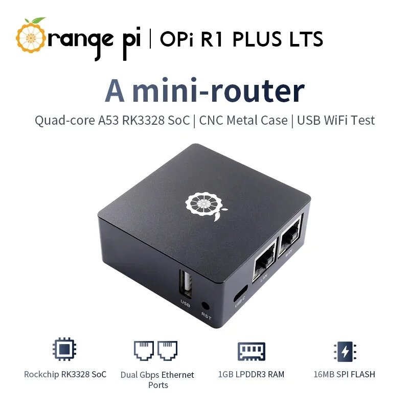 Orange Pi R1 Plus LTS Одноплатный компьютер