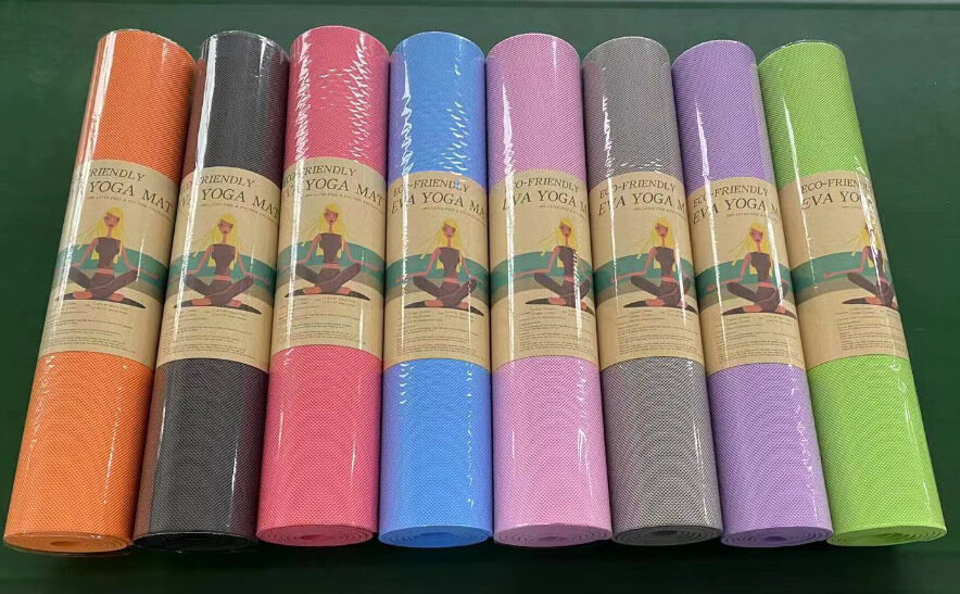 2025 Кросс-бордерный йога-мат, многофункциональный EVA фитнес-мат, нескользящий, расширенный, утолщенный, для мужчин и женщин, тренировочный, детский напольный мат