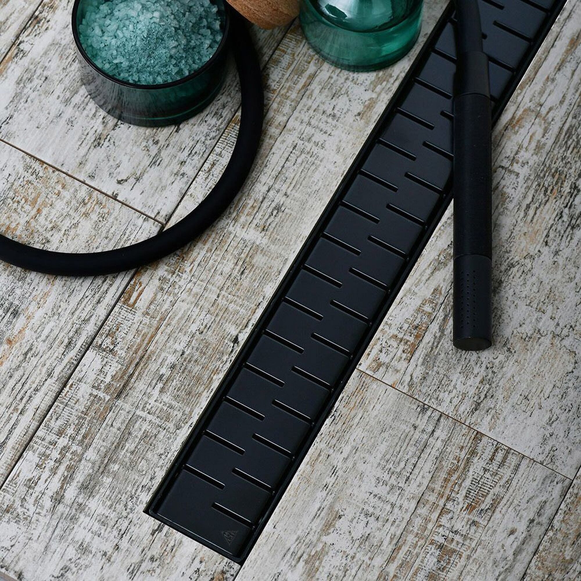 Душевой лоток MCH, Veconi Medium Black 450 мм (V450MB)