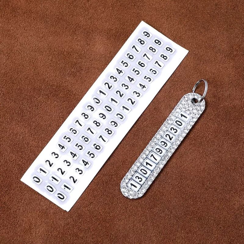 Брелок для ключей, простой и креативный, плетеный из веревки с инкрустацией бриллиантами, брелок с защитой от потери,