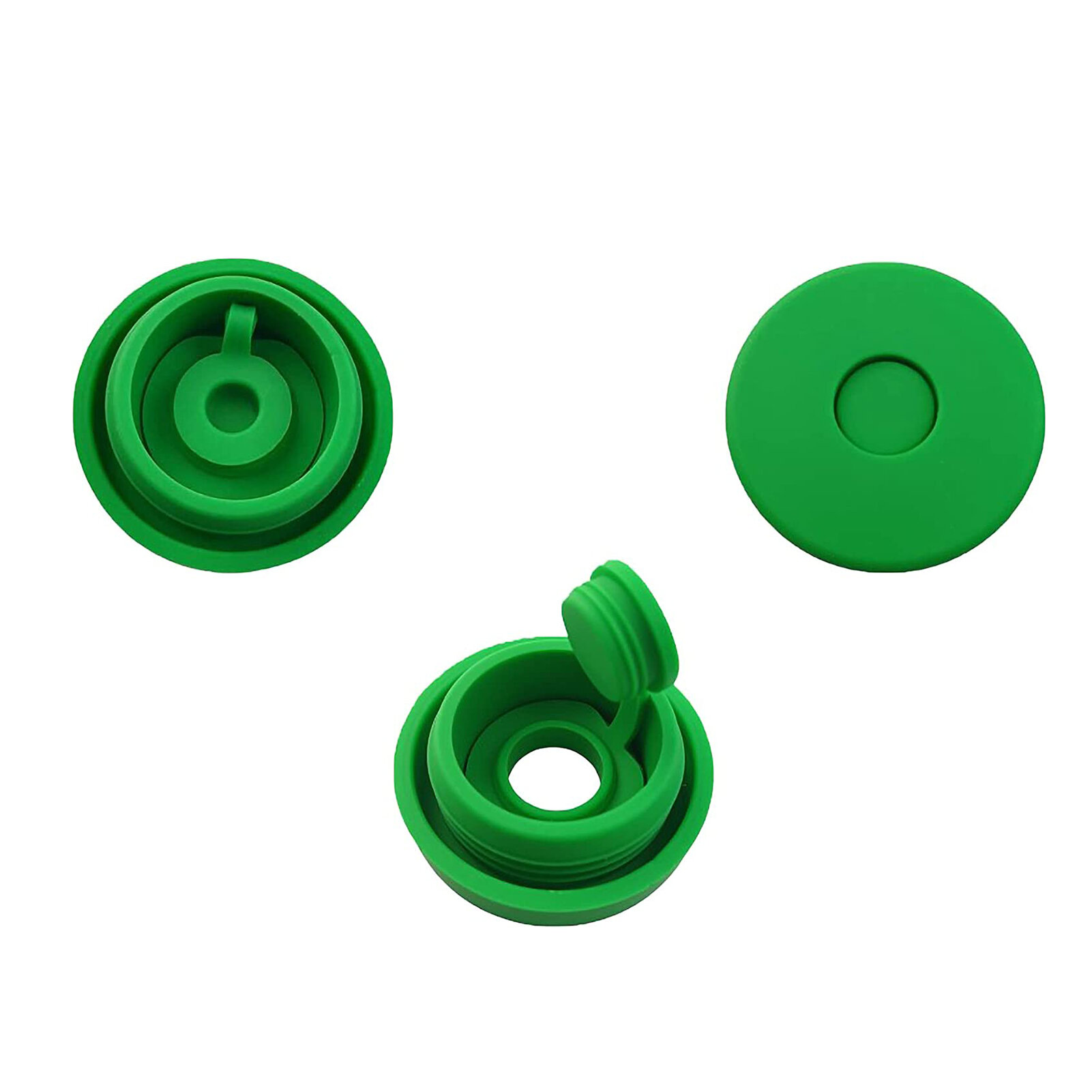 Крышка для кулера с внутренней пробкой, 1 шт, зеленая