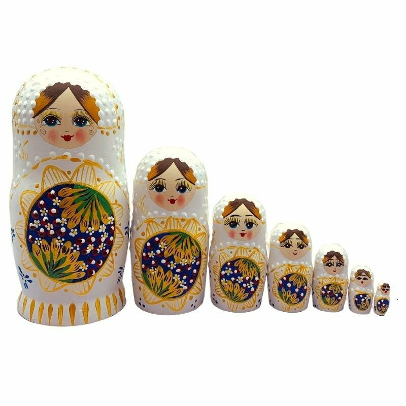 Русские матрешки деревянные расписные