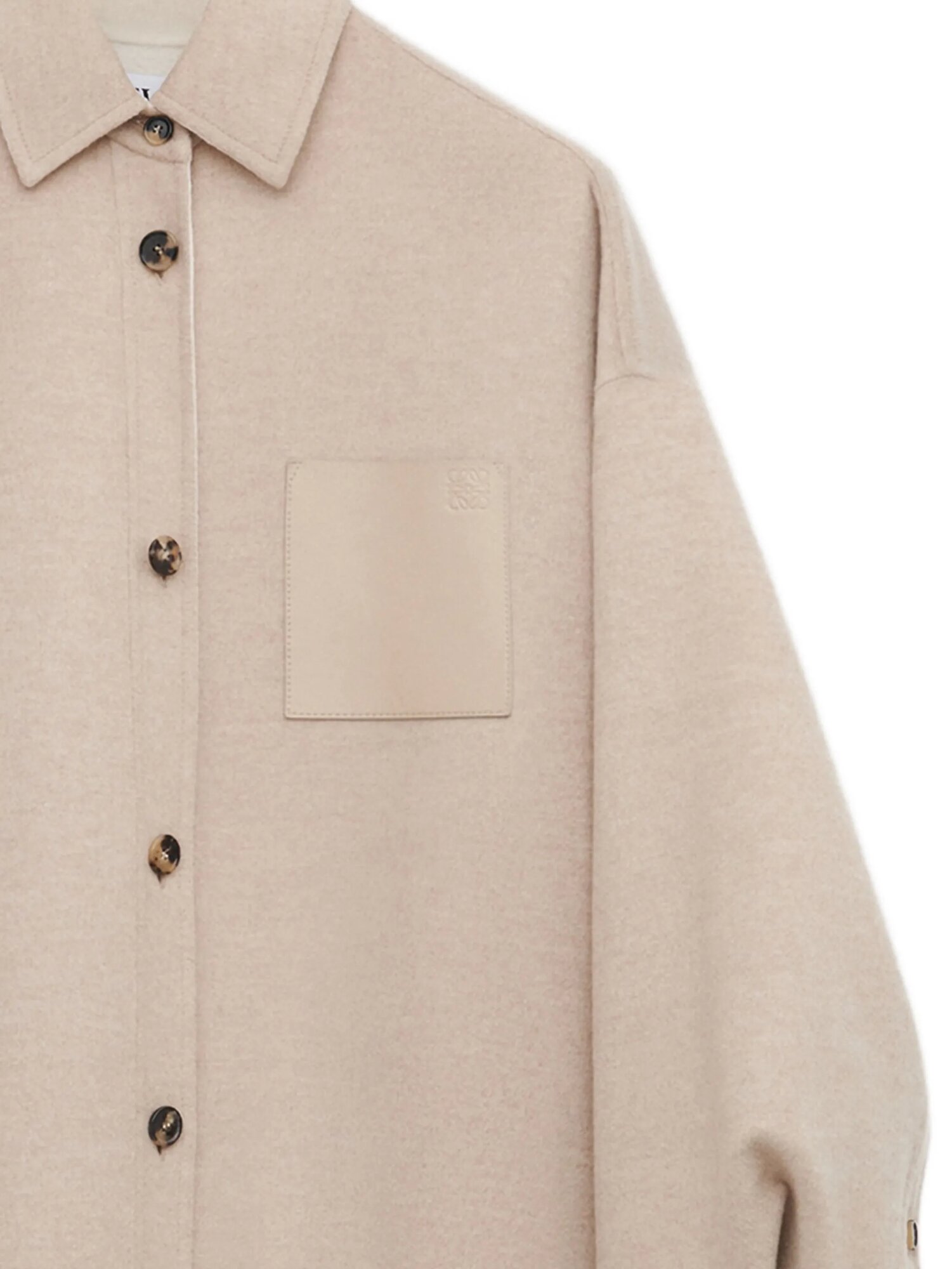 Пальто Loewe Button pocket coat, размер 36, разноцветный — фото 1