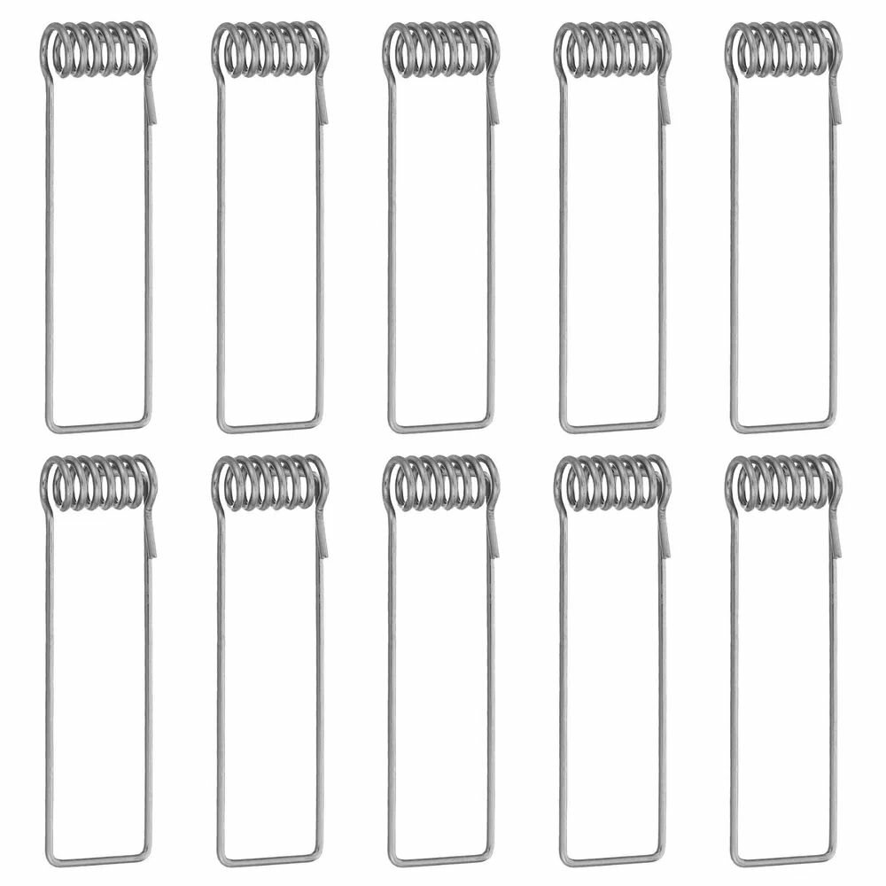 Пружинные клипсы для точечного светильника из нержавеющей стали, набор 10 шт, для установки потолочного освещения