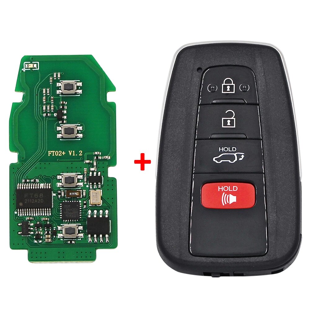 Lonsdor FT02-PH0440B Обновленная версия FT11-H0410C 312/314/433.58/434.42Mhz Чип с переключением частоты 8A для Toyota RAV4 Avalon