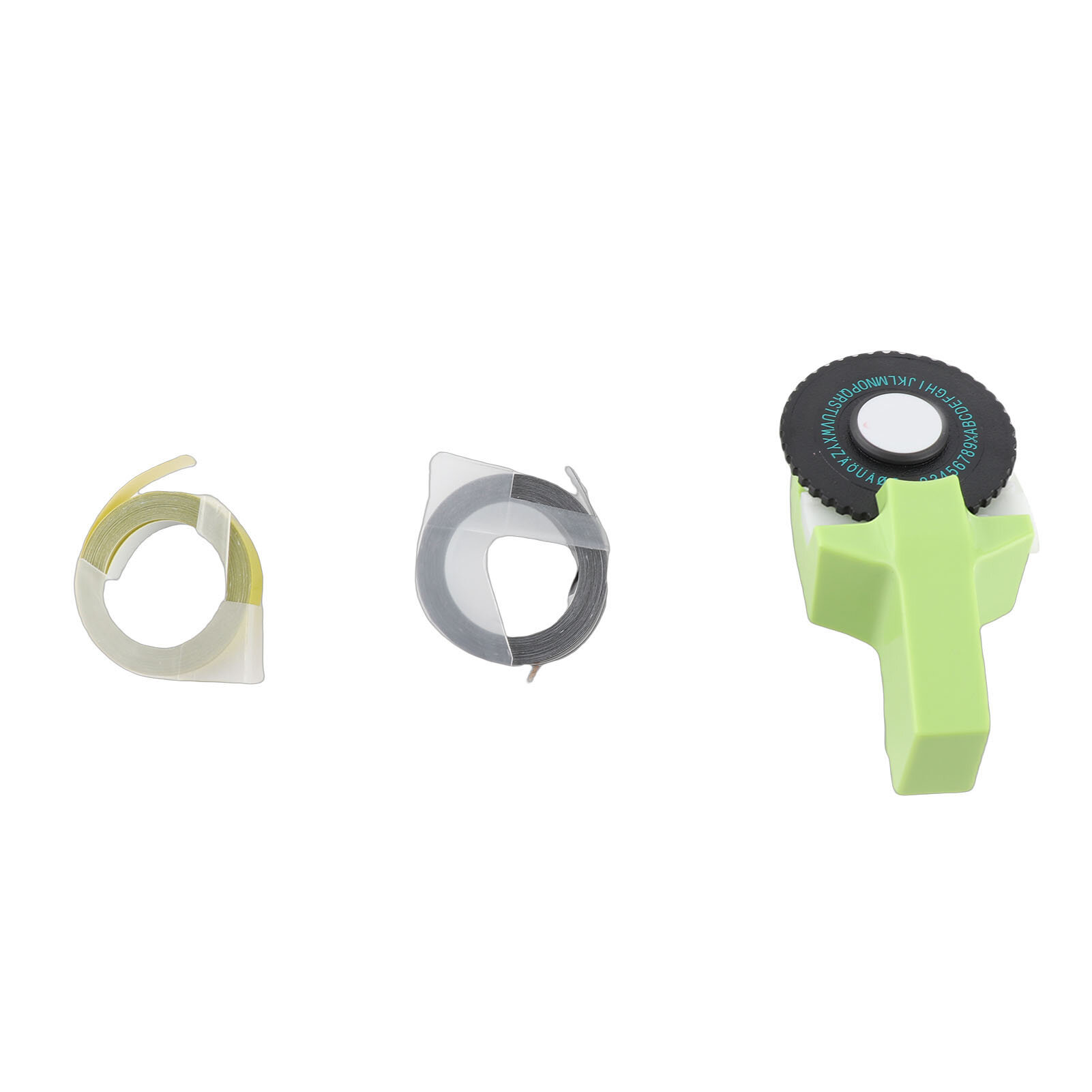 Ручной 3D-принтер для тиснения этикеток с лентами, портативный, для дома, бизнеса и офиса, зеленый.