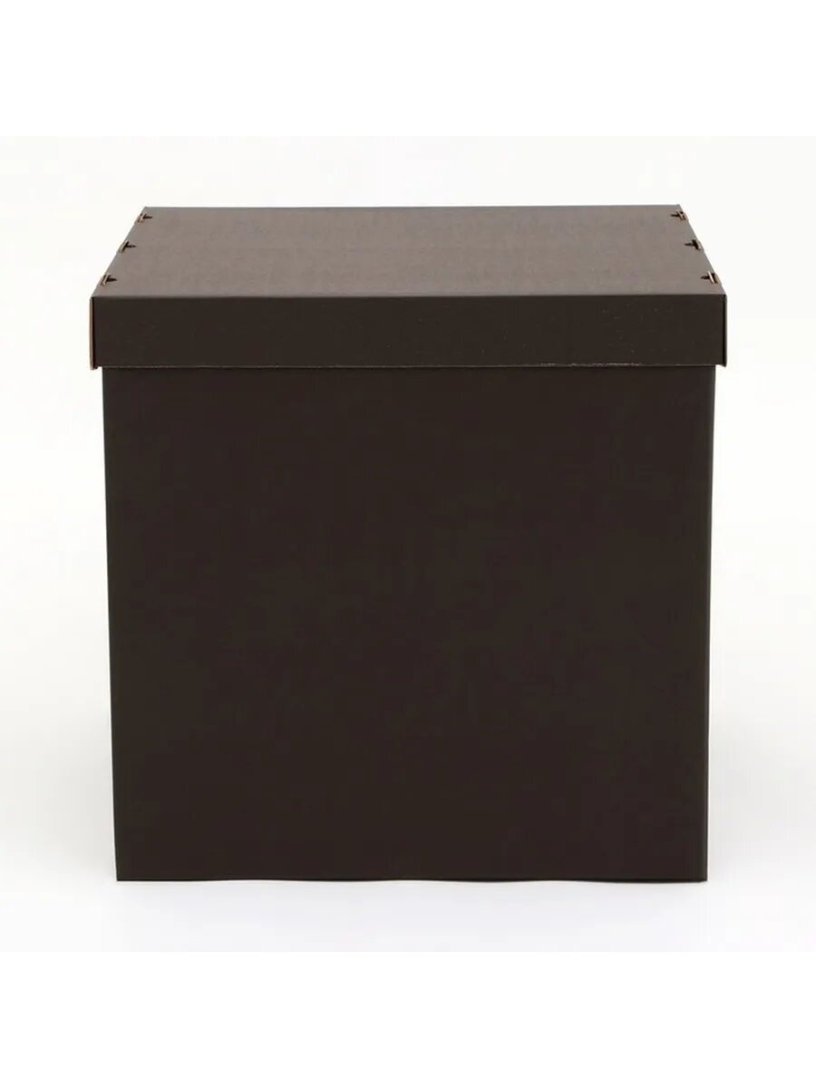 Большая черная подарочная коробка для воздушных шаров