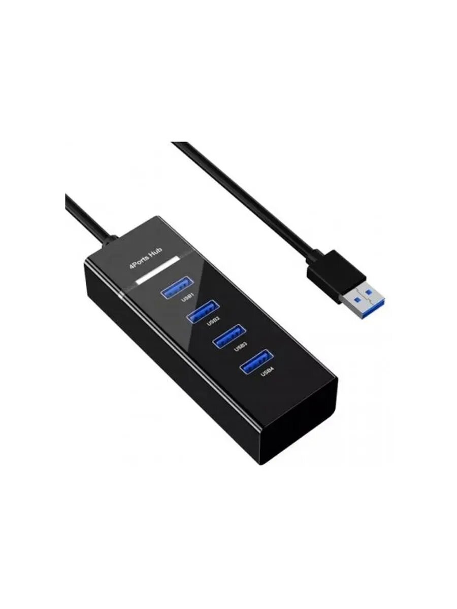 USB хаб KS-728 1xUSB 3.0 3xUSB 2.0 1.2м кабель