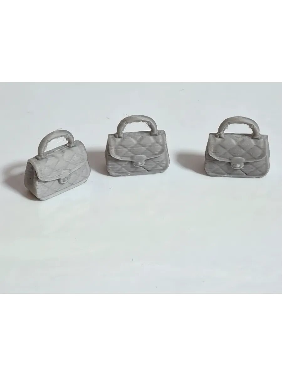 Набор миниатюр "Сумочка" - 3 шт, для ватной игрушки