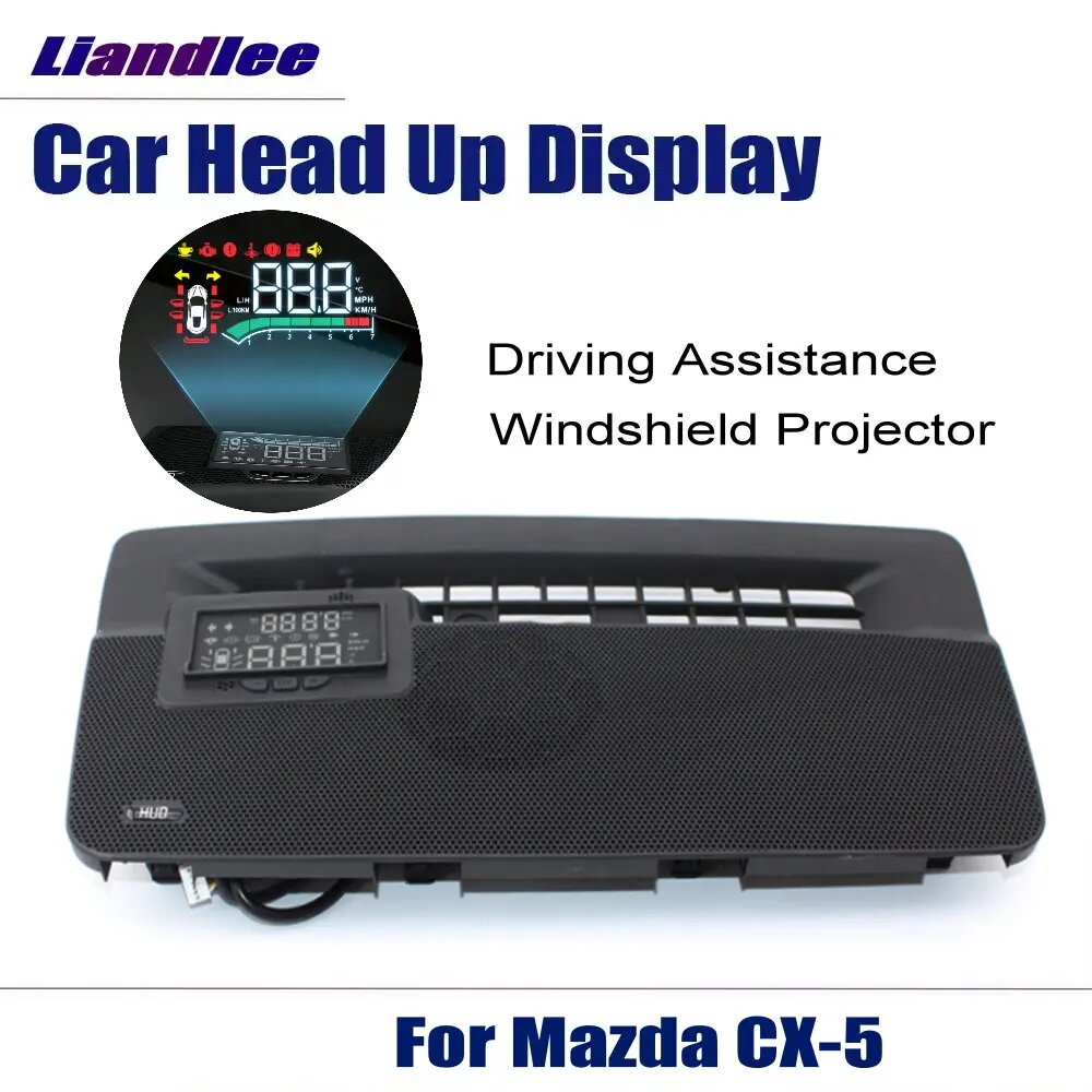 Автомобильный HUD-дисплей (проектор на лобовое стекло) для Mazda CX-5 (KF) 2017-2025: электронный аксессуар для безопасного вождения
