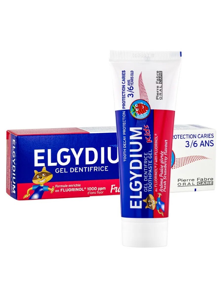 Эльгидиум зубная паста-гель для детей от 3 до 6 лет защита о