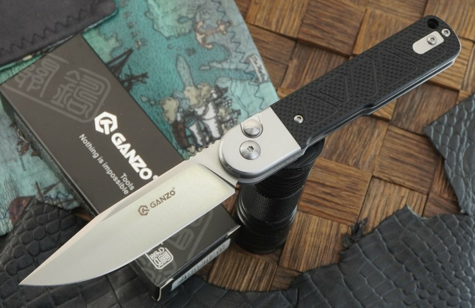 Автоматический складной нож Ganzo G767-BK