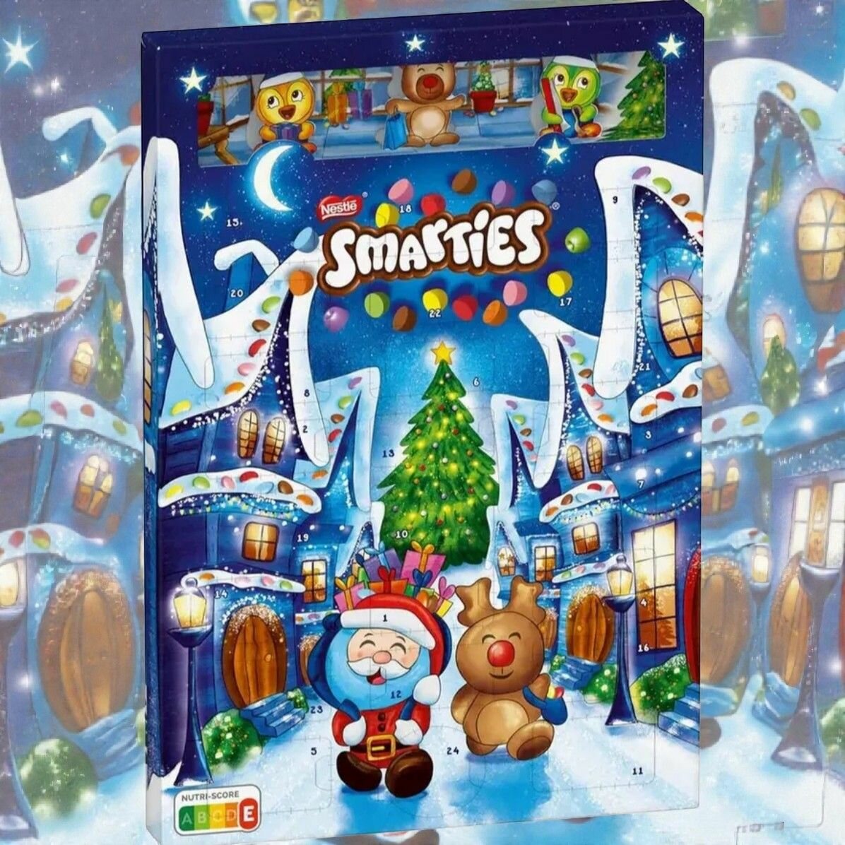 Адвент календарь новогодний Nestle Smarties 194 гр