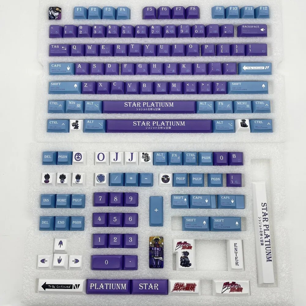 Колпачки для клавиш DYE FETISH KCA PBT