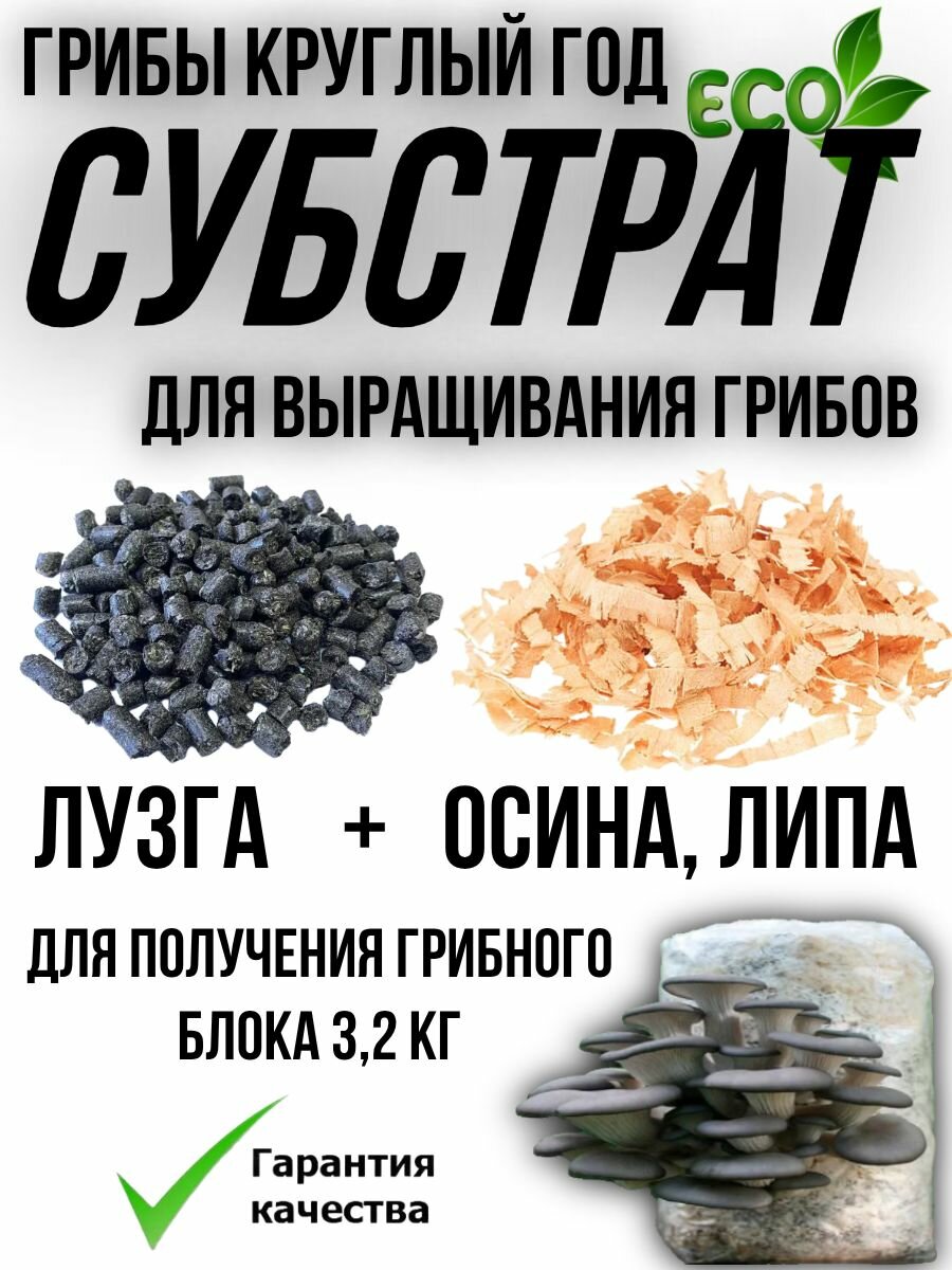 Грунт (Субстрат) для выращивания грибов