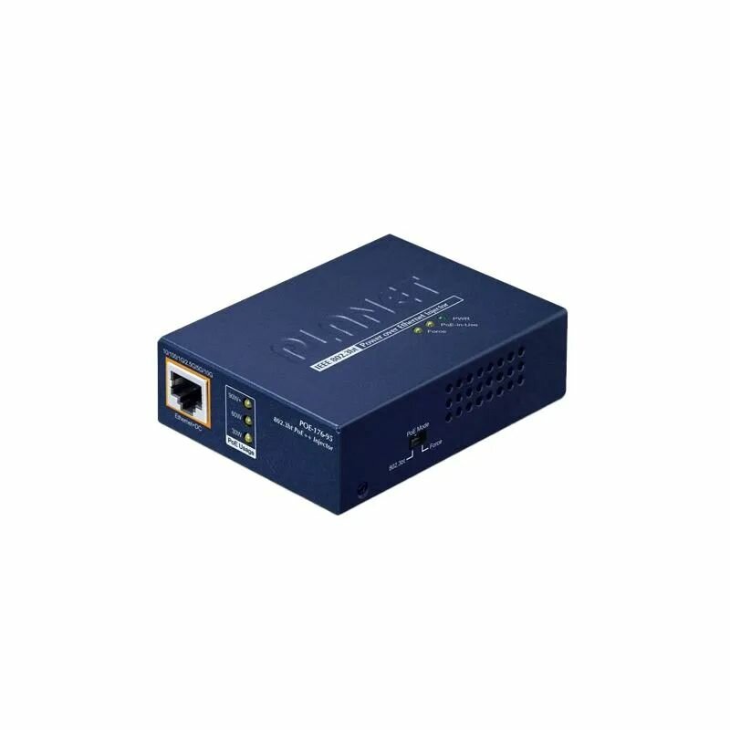 Инжектор PLANET POE-176-95 Single-Port 10Gbps 802.3bt PoE++ Injector Planet (POE-176-95)