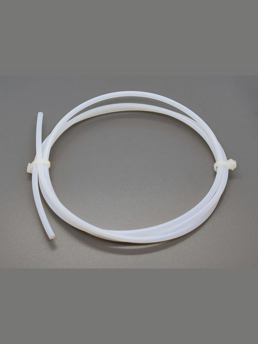Тефлоновая (PTFE) трубка 2х4 (белая) 1 м