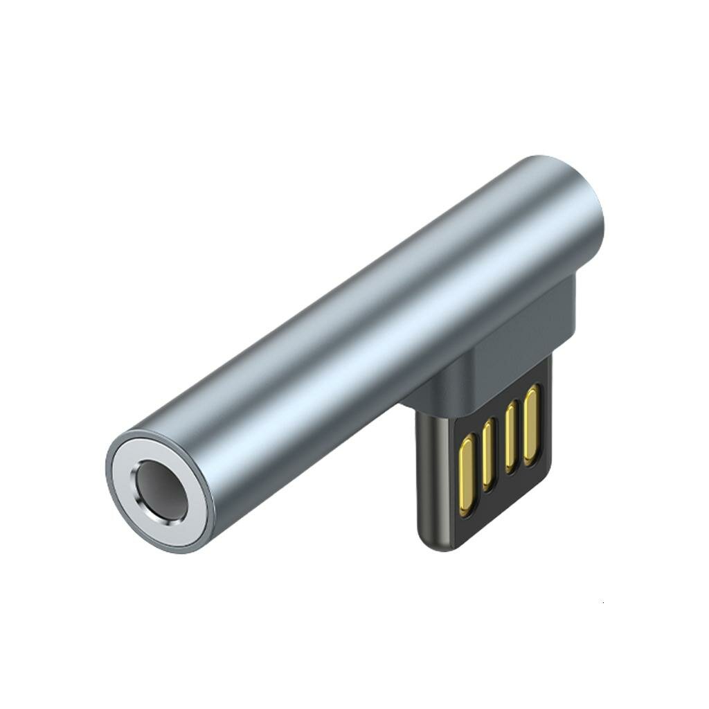 USB-A — 3,5 мм TRRS-адаптер, Серый
