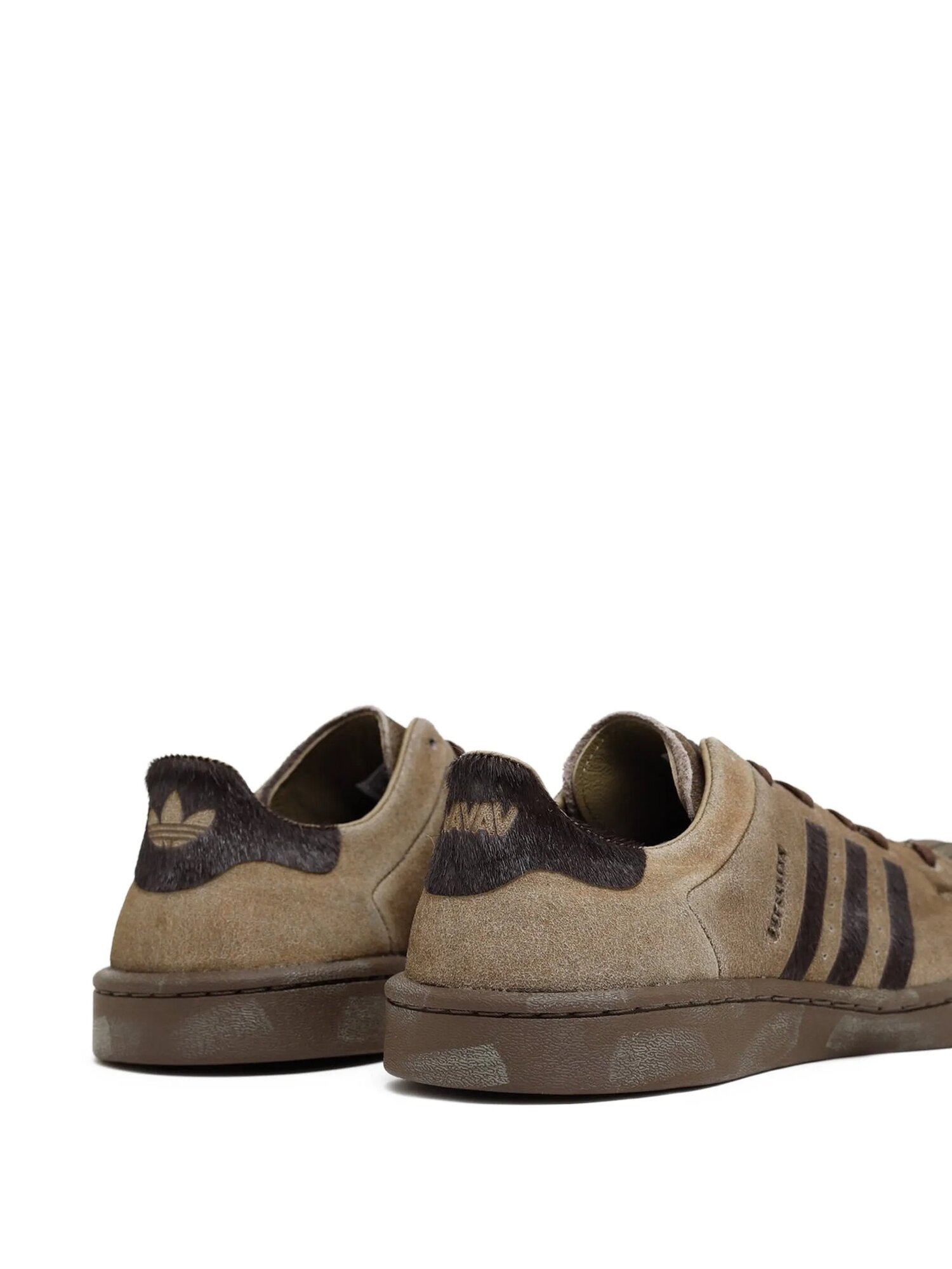 Кроссовки adidas Superstar, размер 11.5 US, коричневый/серый/оранжевый — фото 1