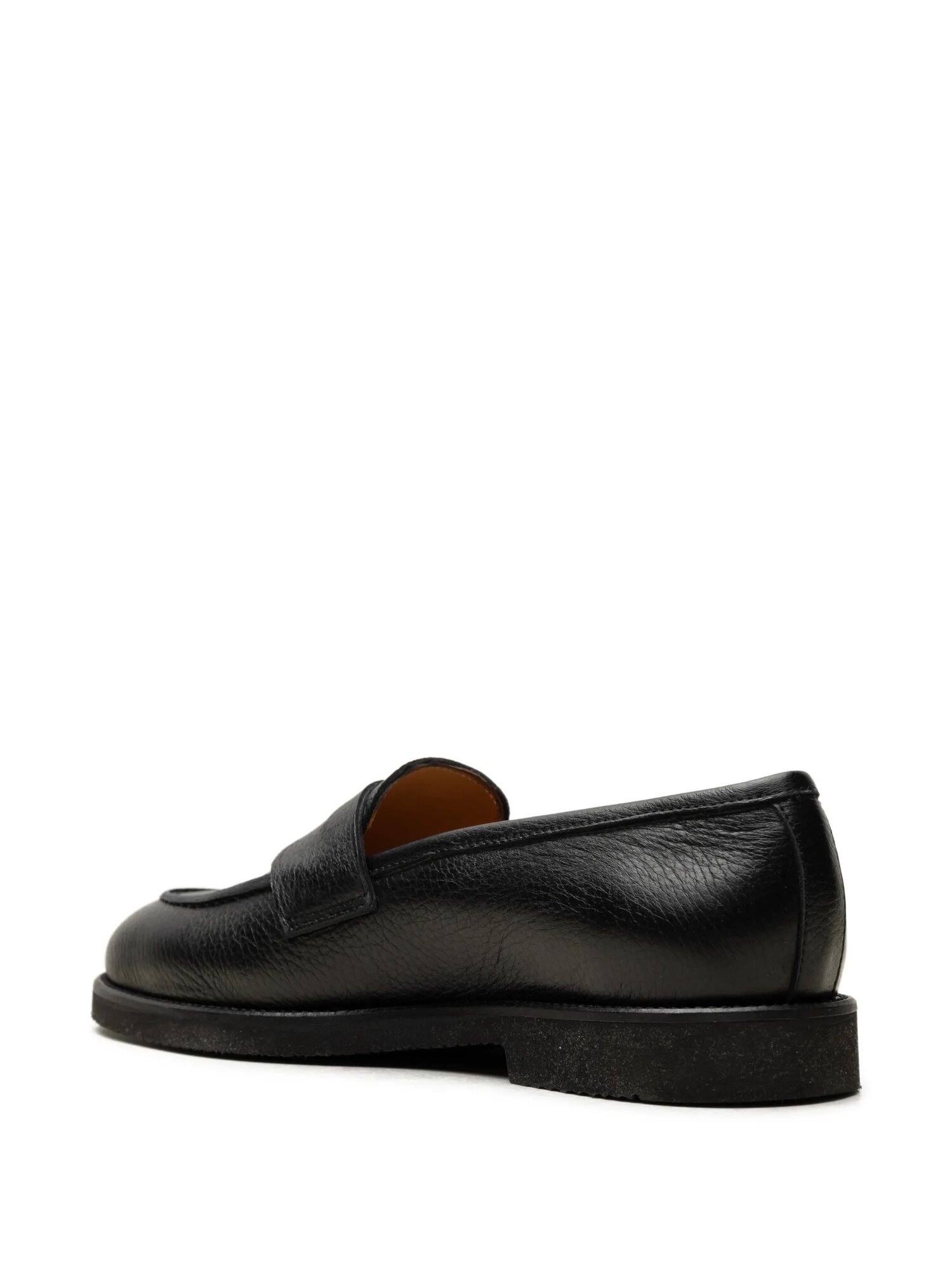 Лоферы  Leather penny loafers, размер 44, black/black — фото 1
