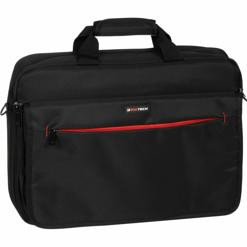 Сумка для ноутбука BigTech Ultime 17.3 LB-BT-06BK, черный, 2094232